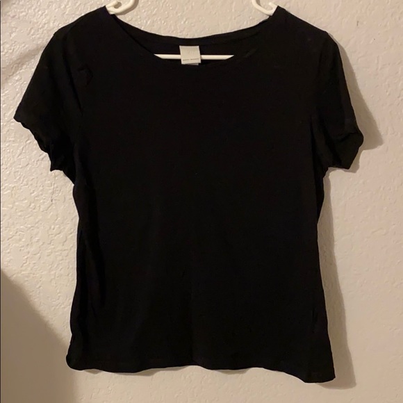 H&M | Tops | Basic Black Tee From Hm | Poshmark